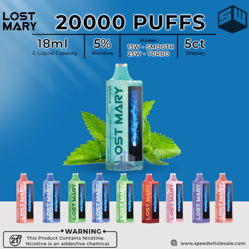 Lost Mary MO20000 Puffs Pro Disposable Vape 5ct | Speed ...