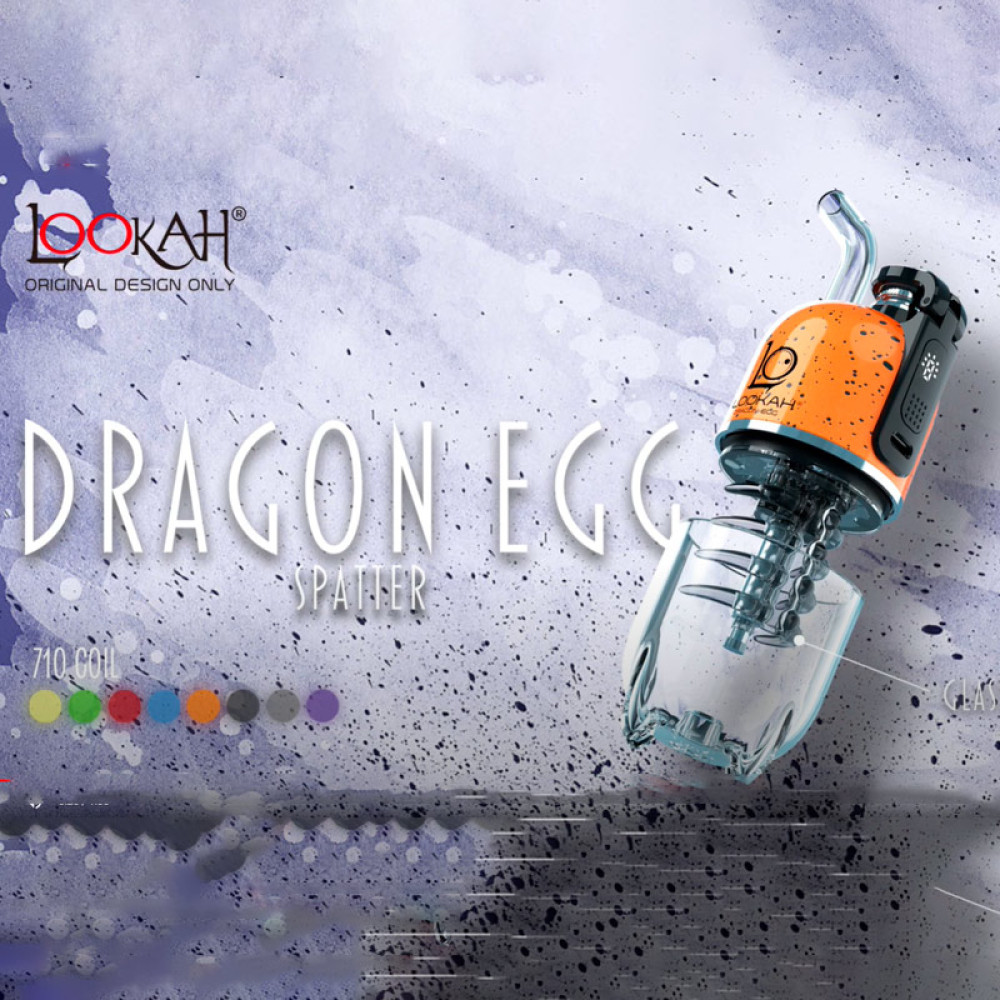 Lookah Dragon Egg E-Rig Spatter Edition Vaporizer | Speed ...
