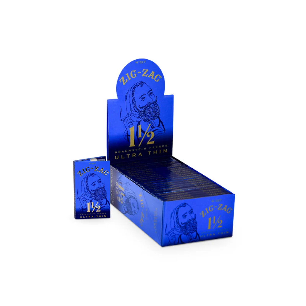 ZIG ZAG BLUE ULTRA THIN CIGARETTE PAPERS 24 BOOKLETS | SPEED ...