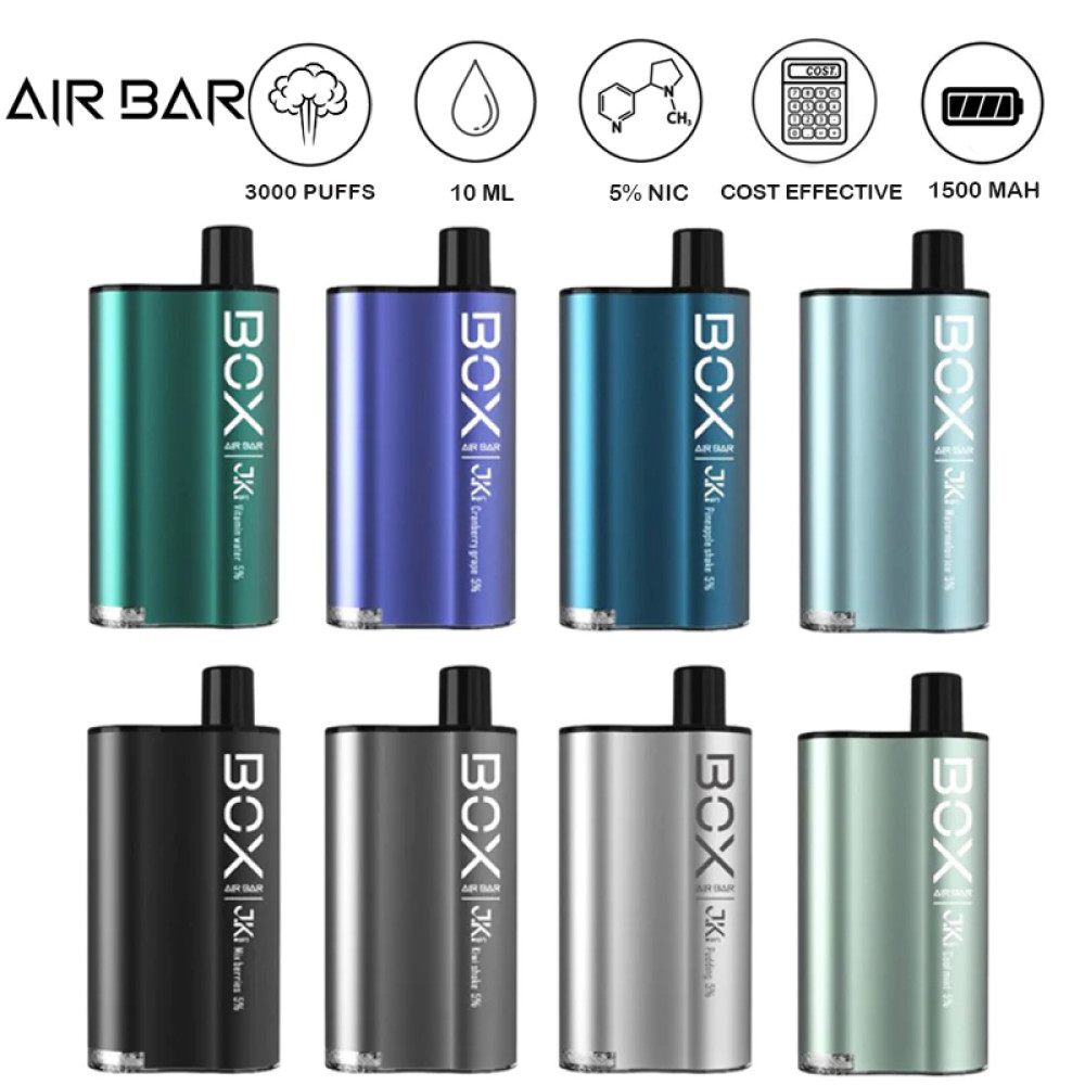 Air Bar Box 3000 Puffs Disposable Vape 5ct | Speed Wholesale